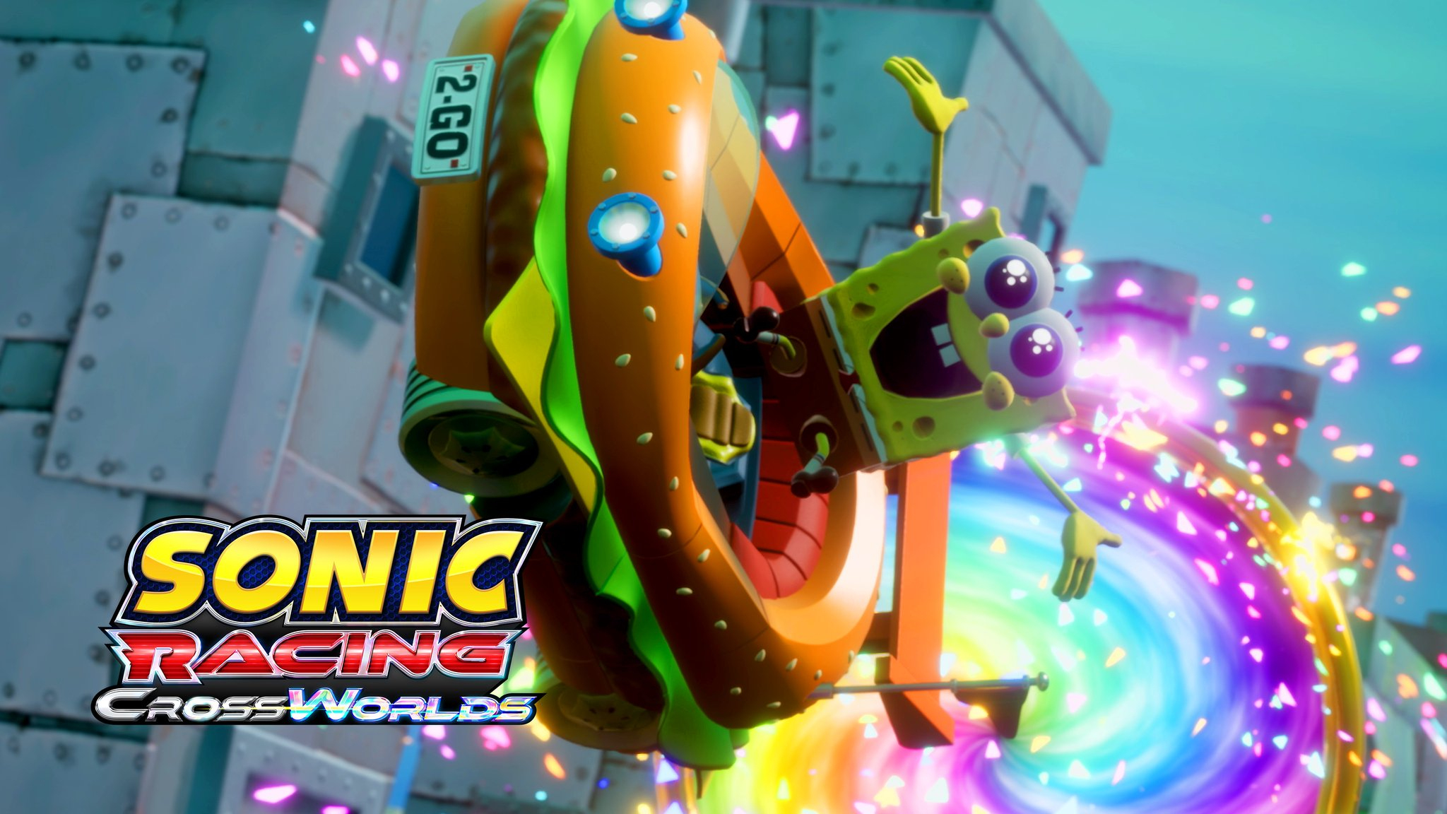 Bob Esponja anunciado para Sonic Racing: CrossWorlds!