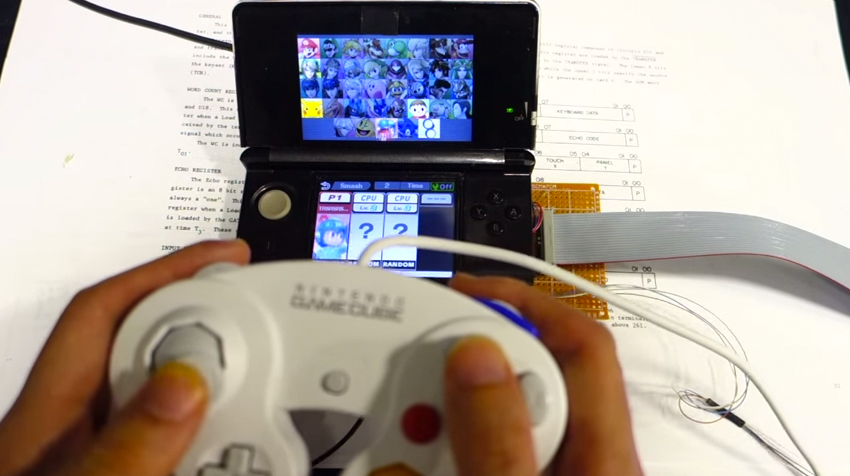 'Mod' para jugar a Smash Bros. 3DS con mando de Gamecube