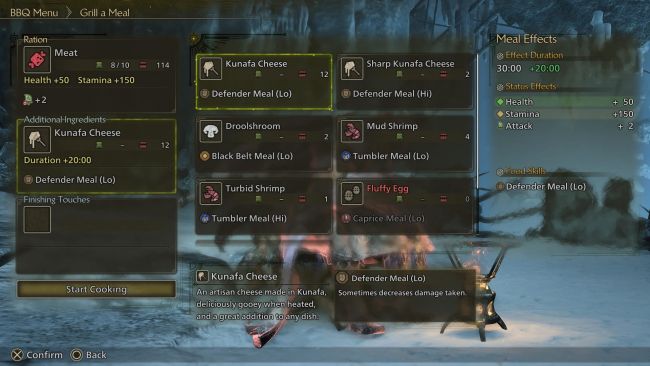 Cómo cocinar en Monster Hunter Wilds y dudas más comunes sobre las raciones