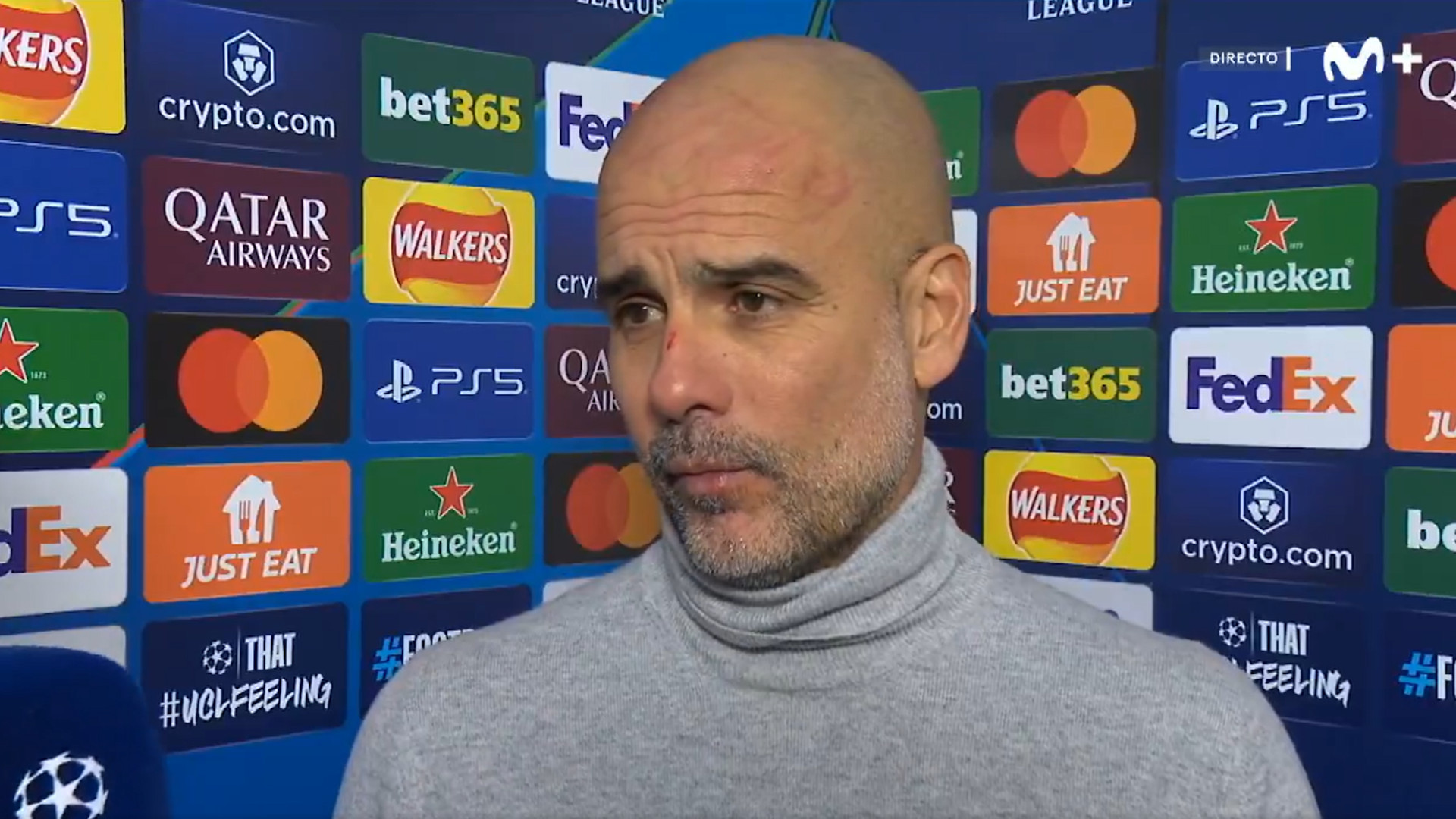 Pep Guardiola se disculpa por trivializar con la autolesión tras el ...