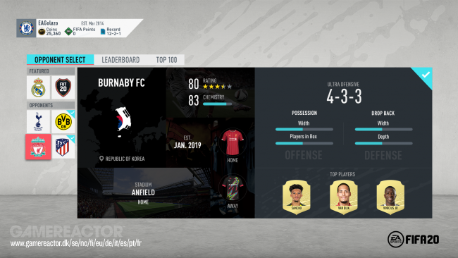 Las 4 pequeñas novedades de FIFA 20 FUT en imágenes