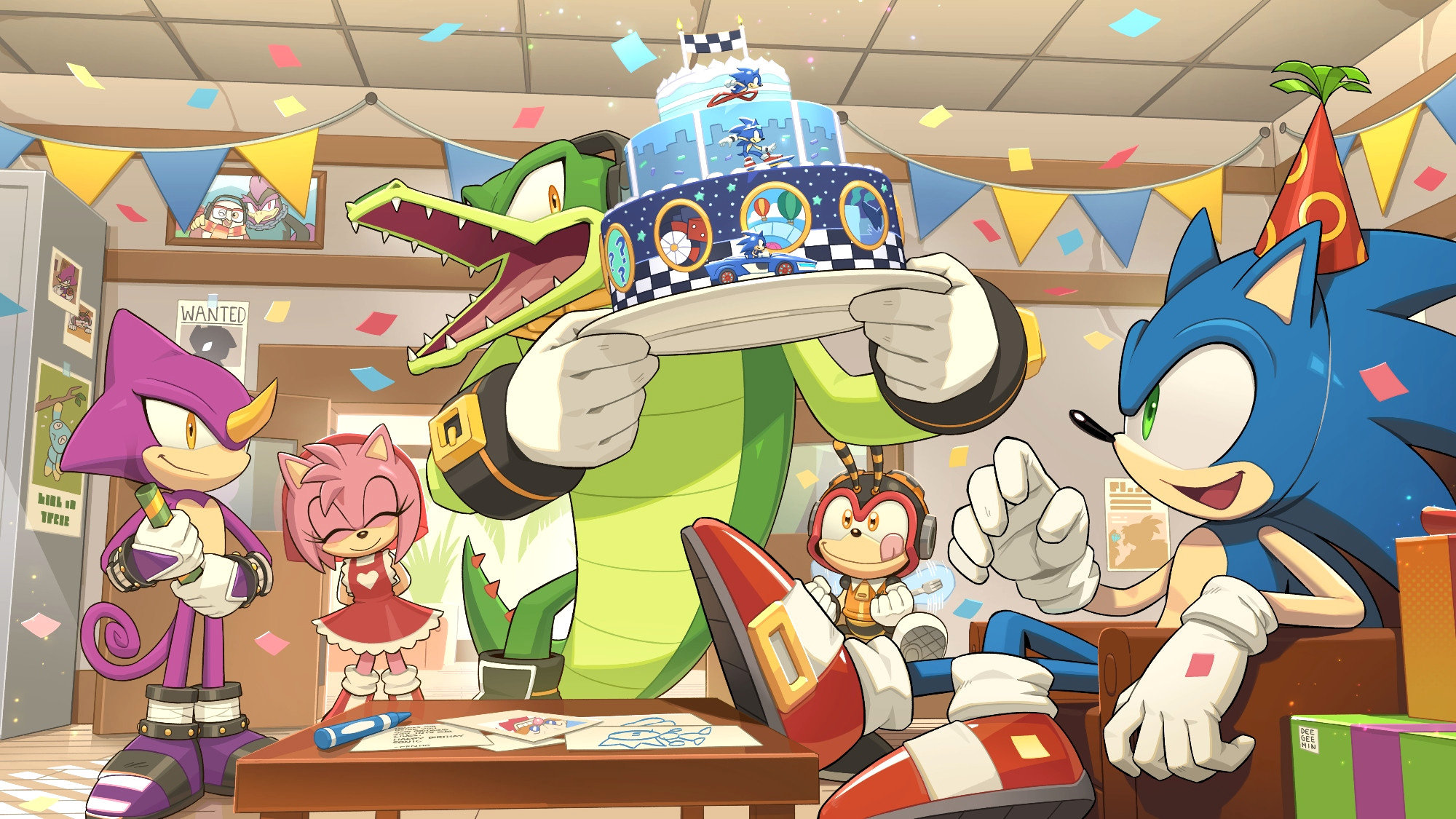 Sonic the Hedgehog cumple 34 años con un arte de cumpleaños