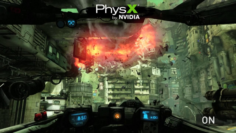 Comparativa: Hawken con PhysX